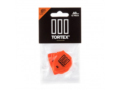 Jim Dunlop 462P060 TORTEX TIII PICK .60MM 12-pack
