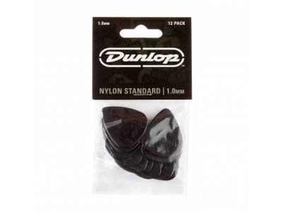 Jim Dunlop 44P100 NYLON STANDARD PICK 1.0MM 12-pack