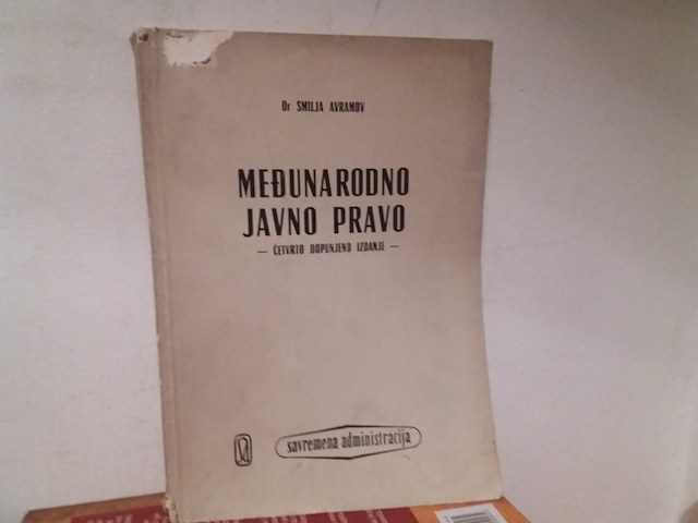 Smilja Avramov  MEDJUNARODNO JAVNO PRAVO