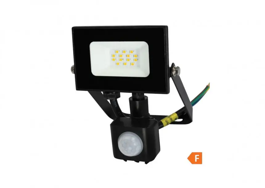 LED reflektor 10W 4000K, 800lm 30kh, crni