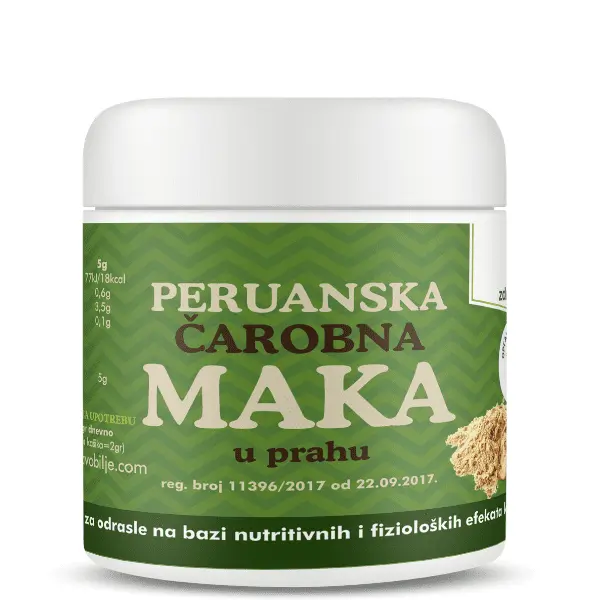 Peruanska čarobna maka
100 g prah (kratak rok)