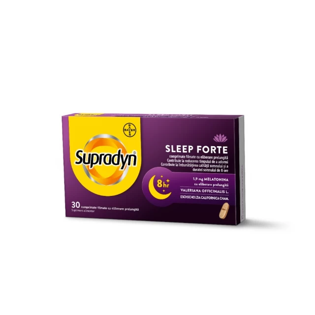 SUPRADYN SLEEP FORTE TABLETE A30
Opis
INFORMACIJE
NALOG
SERVIS
KORISNI LINKOVI