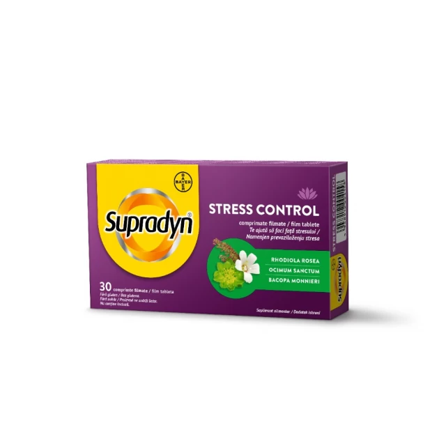 SUPRADYN STRESS CONTROL TABLETE A30
Opis
INFORMACIJE
NALOG
SERVIS
KORISNI LINKOVI