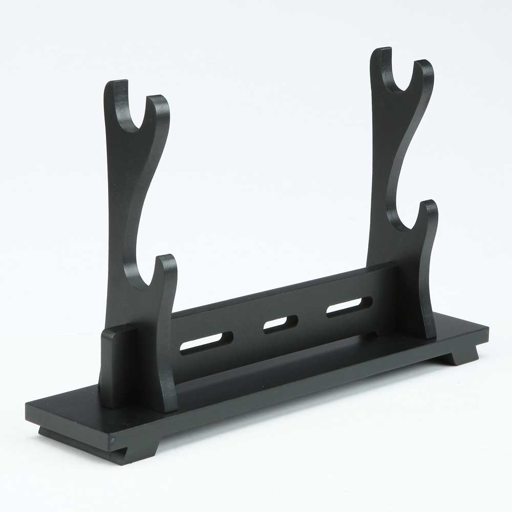 Sword Stand - Solid Wood Black M