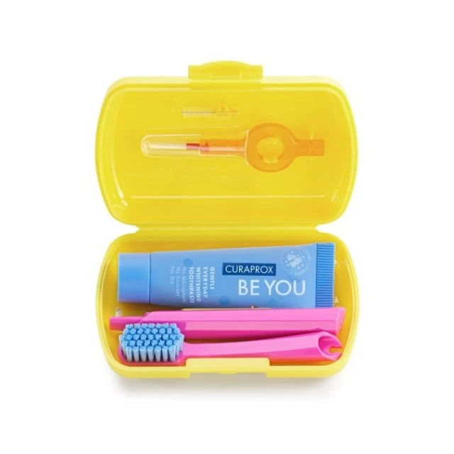 CURAPROX PUTNI SET ZA KOMPLETNU ORALNU HIGIJENU - INTERDENTALNE ČETKICE CPS 07 I 09 + ČETKICA ULTRASOFT 5460 + BE YOU PASTA ZA ZUBE