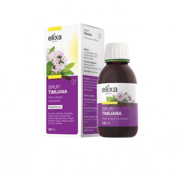 ELIXA SIRUP TIMIJANA 120ML
Opis
INFORMACIJE
NALOG
SERVIS
KORISNI LINKOVI