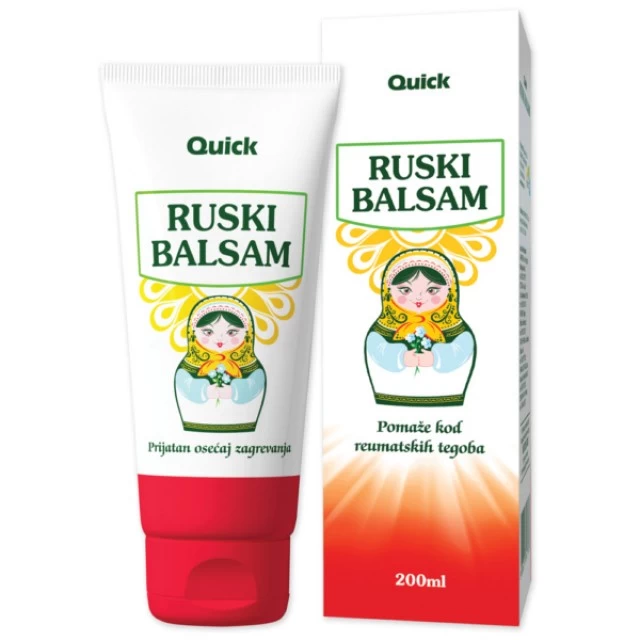 RUSKI BALSAM QUICK 200ML
Opis
INFORMACIJE
NALOG
SERVIS
KORISNI LINKOVI