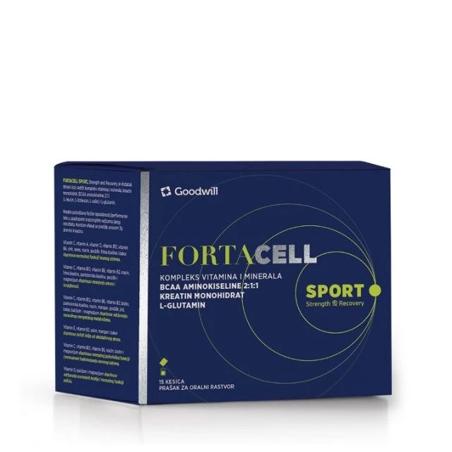 FORTACELL SPORT STRENGTH&RECOVERY 15 KESICA
Opis
INFORMACIJE
NALOG
SERVIS
KORISNI LINKOVI