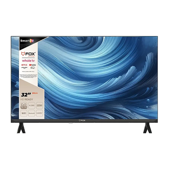 Televizor Fox 32WHA470E, 32'' (80 cm), 1366x768 HD Ready, ATV,DTV-T/C/T2/S2, Whale OS 10