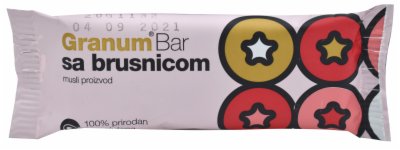 BAR BEZ GLUTENA SA BRUSNICOM GRANUM 30G