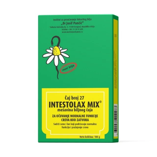 ČAJ 27 INTESTOLAX MIX 100G
Opis
INFORMACIJE
NALOG
SERVIS
KORISNI LINKOVI