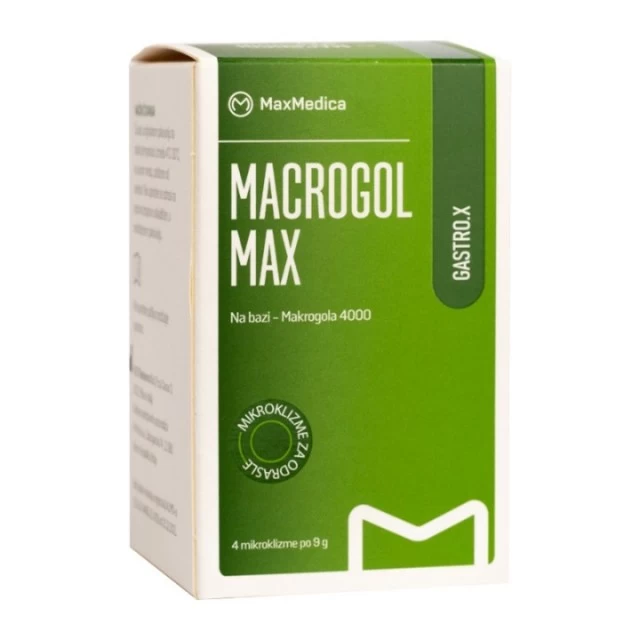 MAXMED MACROGOL MAX MIKROKLIZME 4X9G
Opis
INFORMACIJE
NALOG
SERVIS
KORISNI LINKOVI