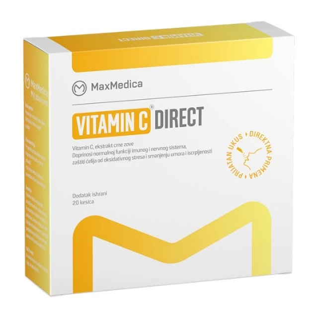 MAXMED VITAMIN C DIRECT KESICE A20
Opis
INFORMACIJE
NALOG
SERVIS
KORISNI LINKOVI