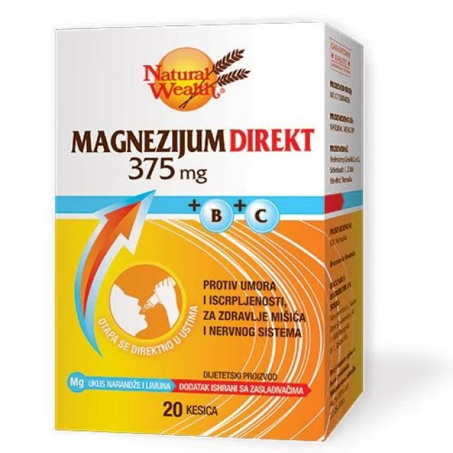 NATURAL WEALTH MAGNEZIJUM 375 DIREKT A20
Opis
INFORMACIJE
NALOG
SERVIS
KORISNI LINKOVI