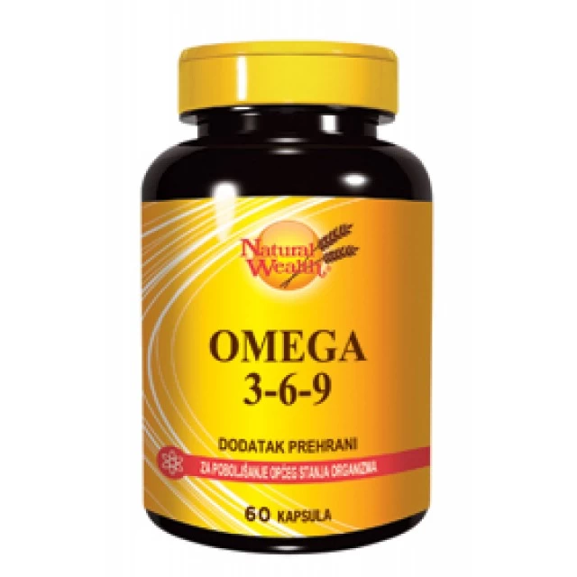 NATURAL WEALTH OMEGA 3-6-9 GEL KAPSULE A60
Opis
INFORMACIJE
NALOG
SERVIS
KORISNI LINKOVI