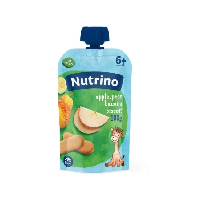 NUTRINO PIRE OD VOĆA JABUKA KRUŠKA BANANA I KEKS 100 G
Opis
INFORMACIJE
NALOG
SERVIS
KORISNI LINKOVI