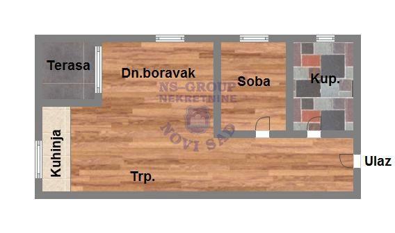 Jednoiposoban stan na prodaju, 40m2, 76.010€