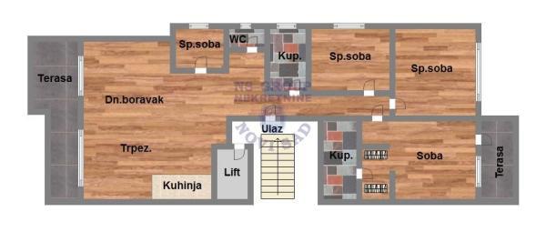 Stari Majur, Četvoroiposoban stan na prodaju, 145m2, 313.640€