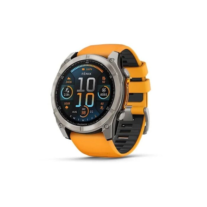 Pametni sat Fenix 8 51mm AMOLED Sapphire Orange Garmin
Pametni sat Fenix 8 51mm AMOLED Sapphire Orange Garmin