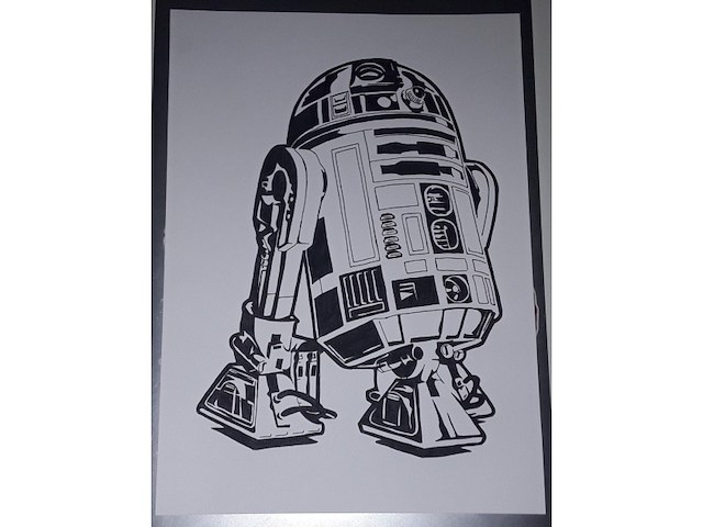 Crtez na hamer papiru 30 x 21,5 cm. - Star Wars