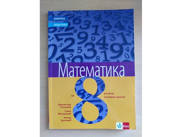 Matematika 8 osam zbirka zadataka klett Branislav