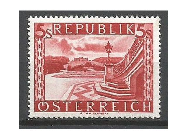 Austrija,Redovne-Predeli 5 S 1946.,ključna-tip II,čisto