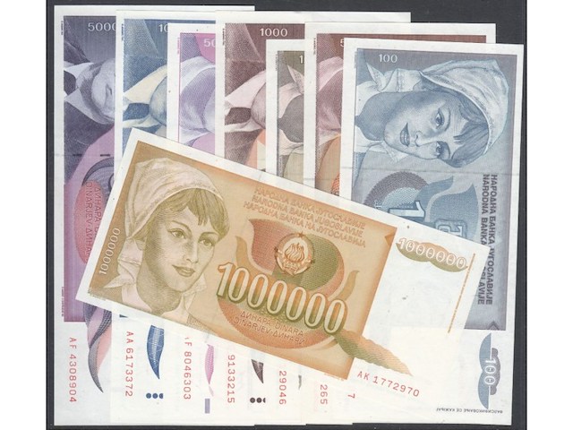 Jugoslavija lot UNC