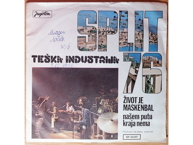 SP TEŠKA INDUSTRIJA - Život je maskenbal (1976) VG+