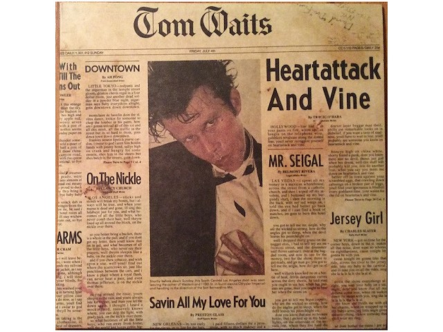 Tom Waits - Heartattack And Vine - US Version LP