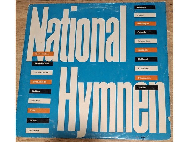 NATIONAL HYMNEN         10 INCH