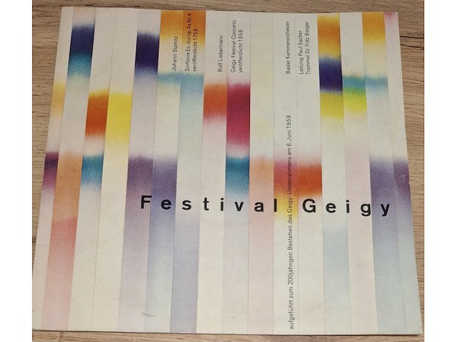 FESTIVAL GEIGY            10 INCH