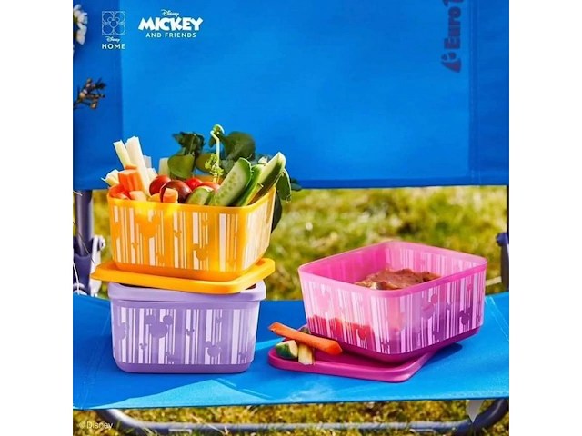 Tupperware Disney cubix žuti