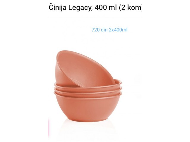 Tupperware set Legacy činijica