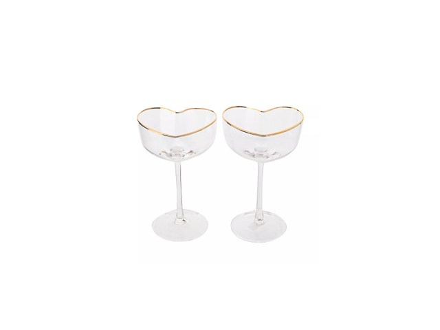 Čaše set 2 - Amore, Heart Shaped, Martini