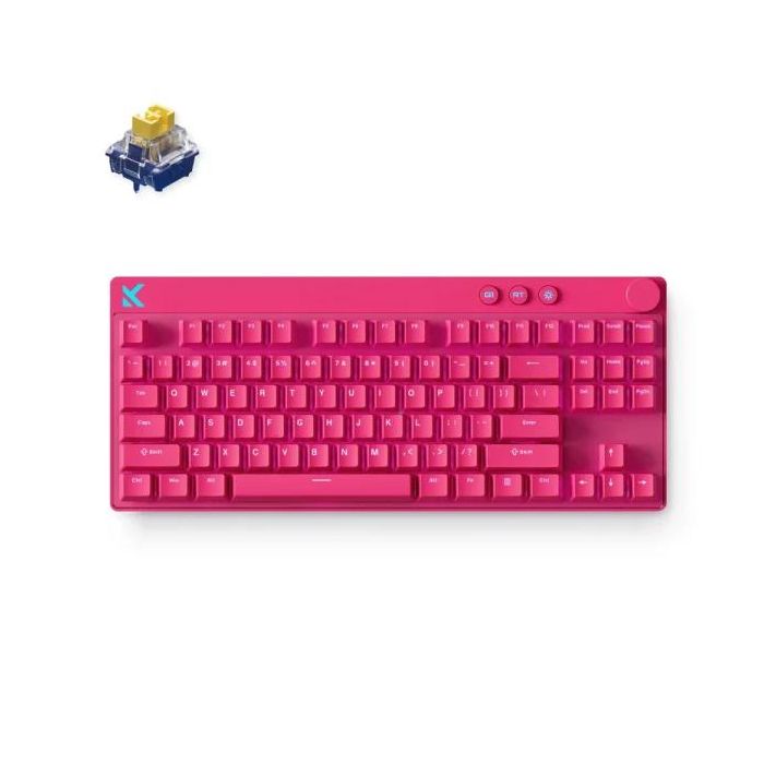 Gaming tastatura MCHOSE Mix 87 Hall Effect Magnetic Switch rose red