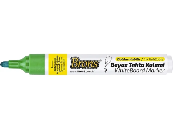 Brons škola Marker za belu tablu Zeleni BR-959