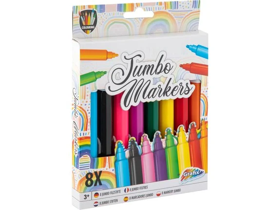 Grafix Jumbo Markeri 8 komada