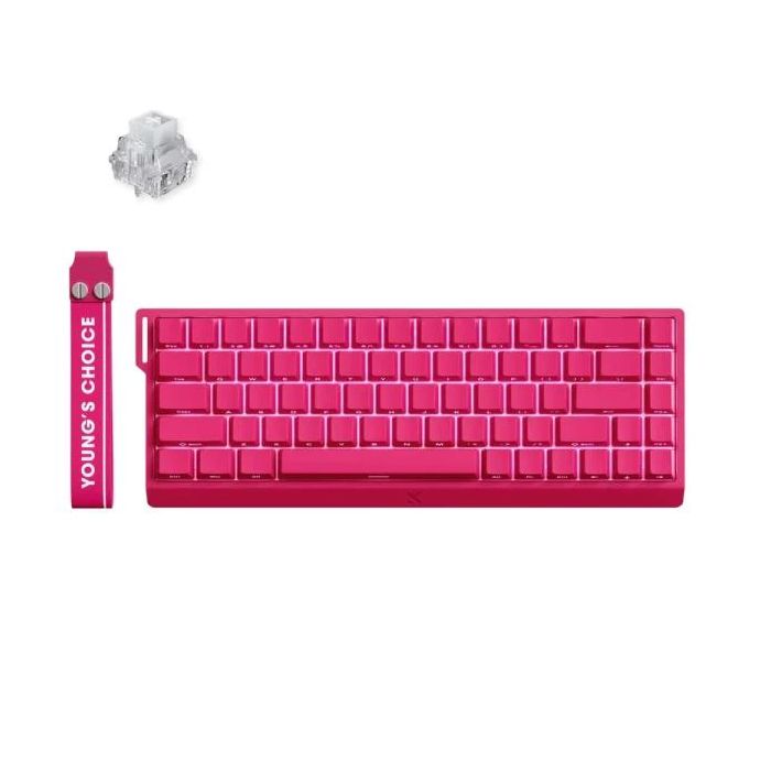 Gaming tastatura MCHOSE Ace 68 Hall Effect Magnetic Switch rose red
