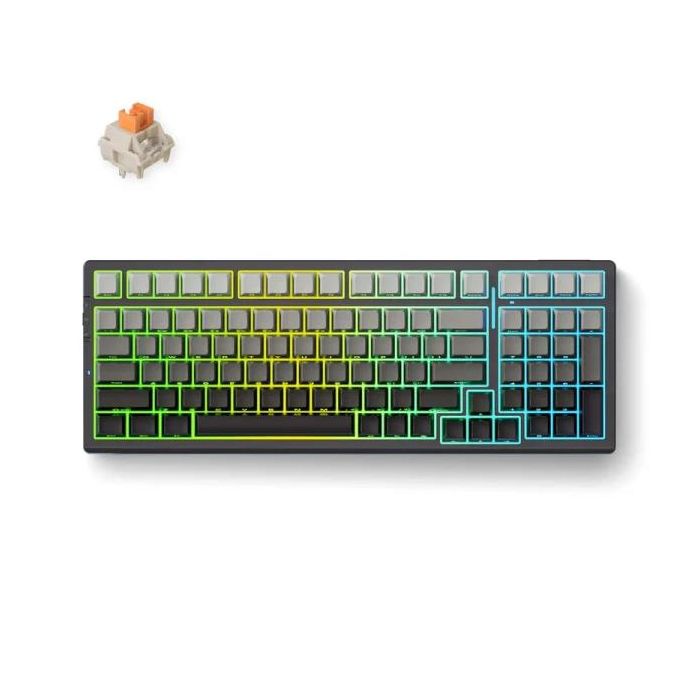 Bežična gaming tastatura MCHOSE G98 Pro Mehanička black purple