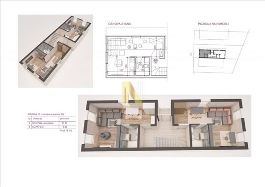 Garsonjera u izgradnji - Vidovdansko naselje