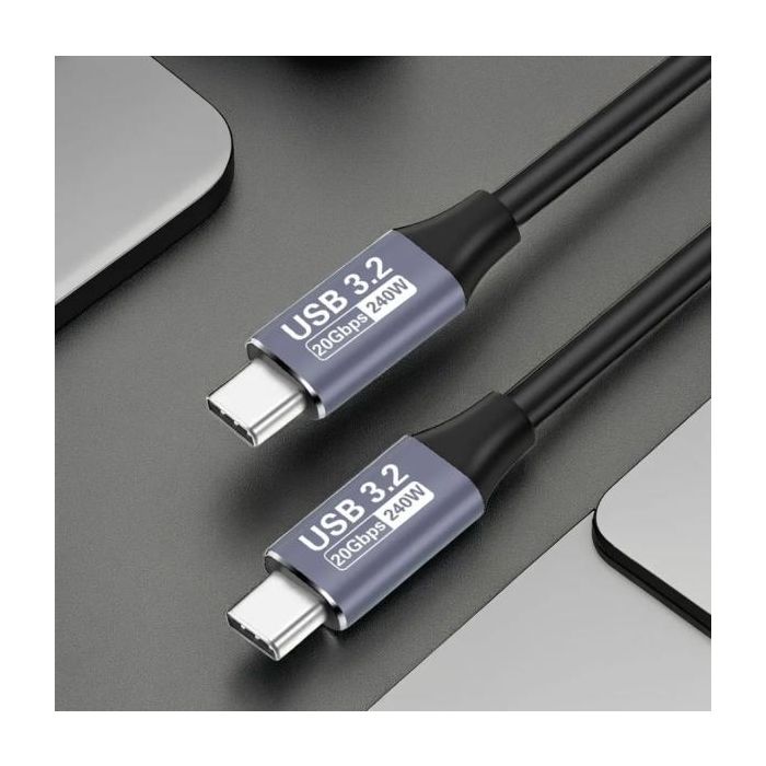 Kabl USB 3.2 na USB 3.2 8K/60 Hz, 20Gbps, 240W 1m, crni