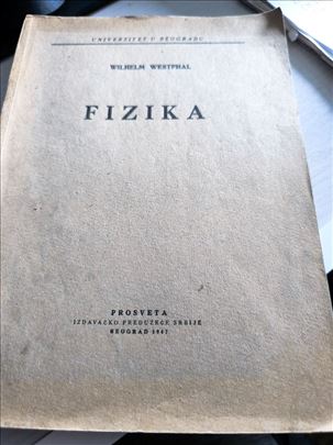 Westphal, Fizika, Prosveta, 1947.