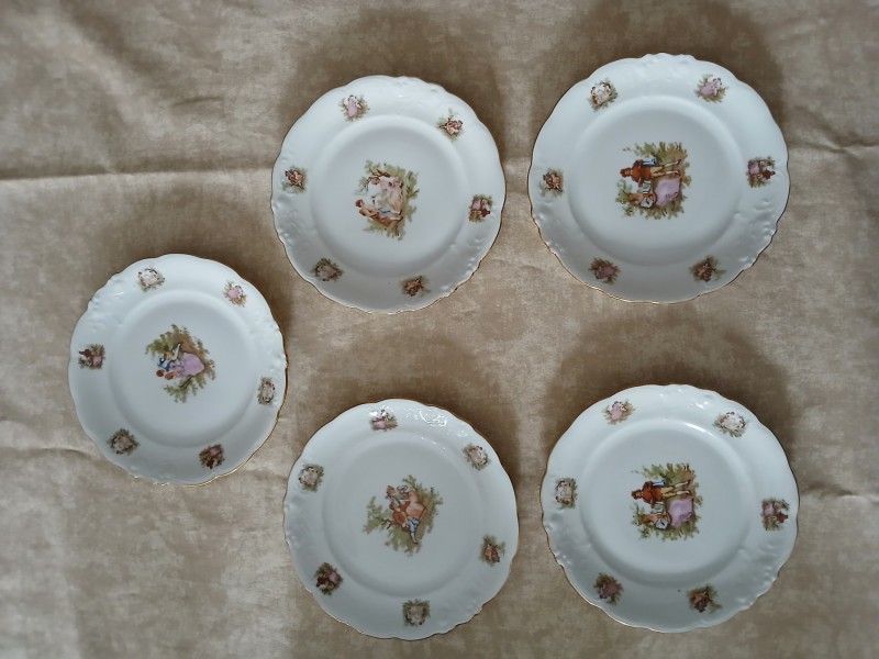 Tanjiri 5 komada Walbrzych od Porcelana