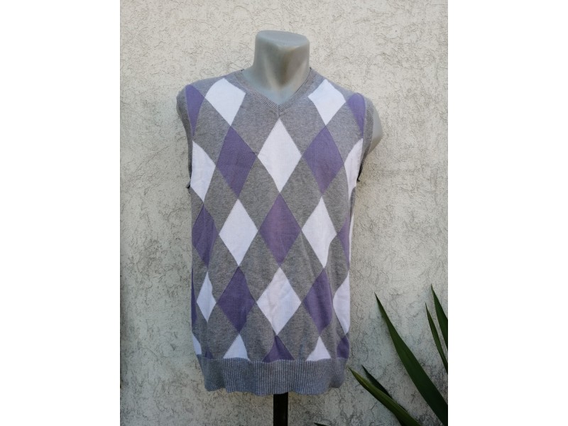 SIVI PULOVER SA ROMBOIDIMA ANGELO LITRICO XL