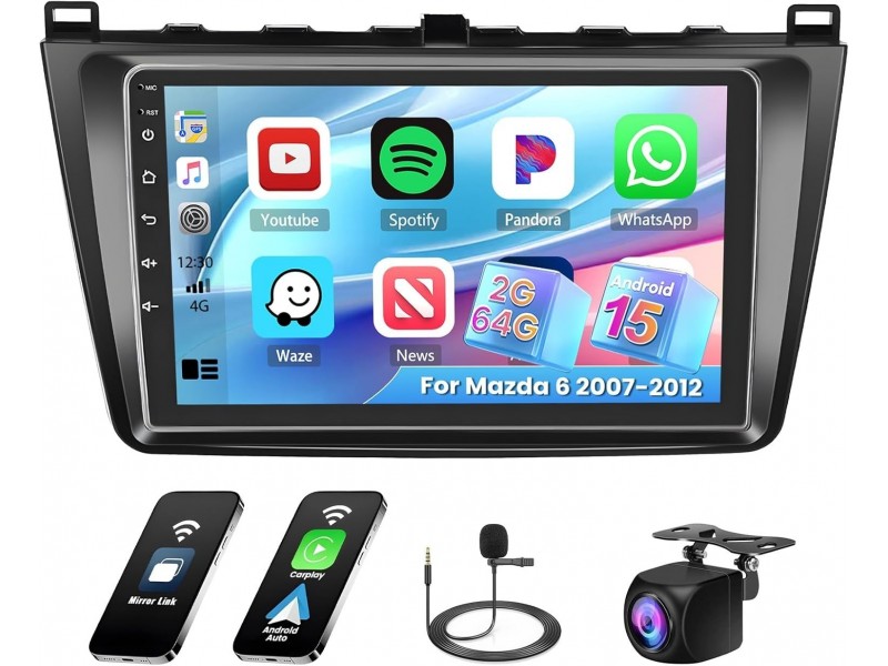 Multimedia Mazda 6 2007-2012 navigacija android