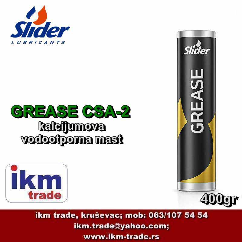 SLIDER Eurokartuš GREASE CSA-2 kalcijumova mast 400 gr