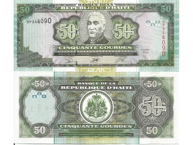 Haiti 50 gourdes 2003. UNC