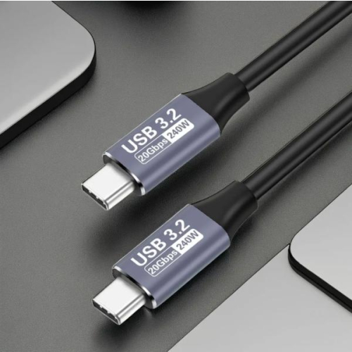 Kabl USB 3.2 na USB 3.2 8K/60 Hz, 20Gbps, 240W 2m, crni
