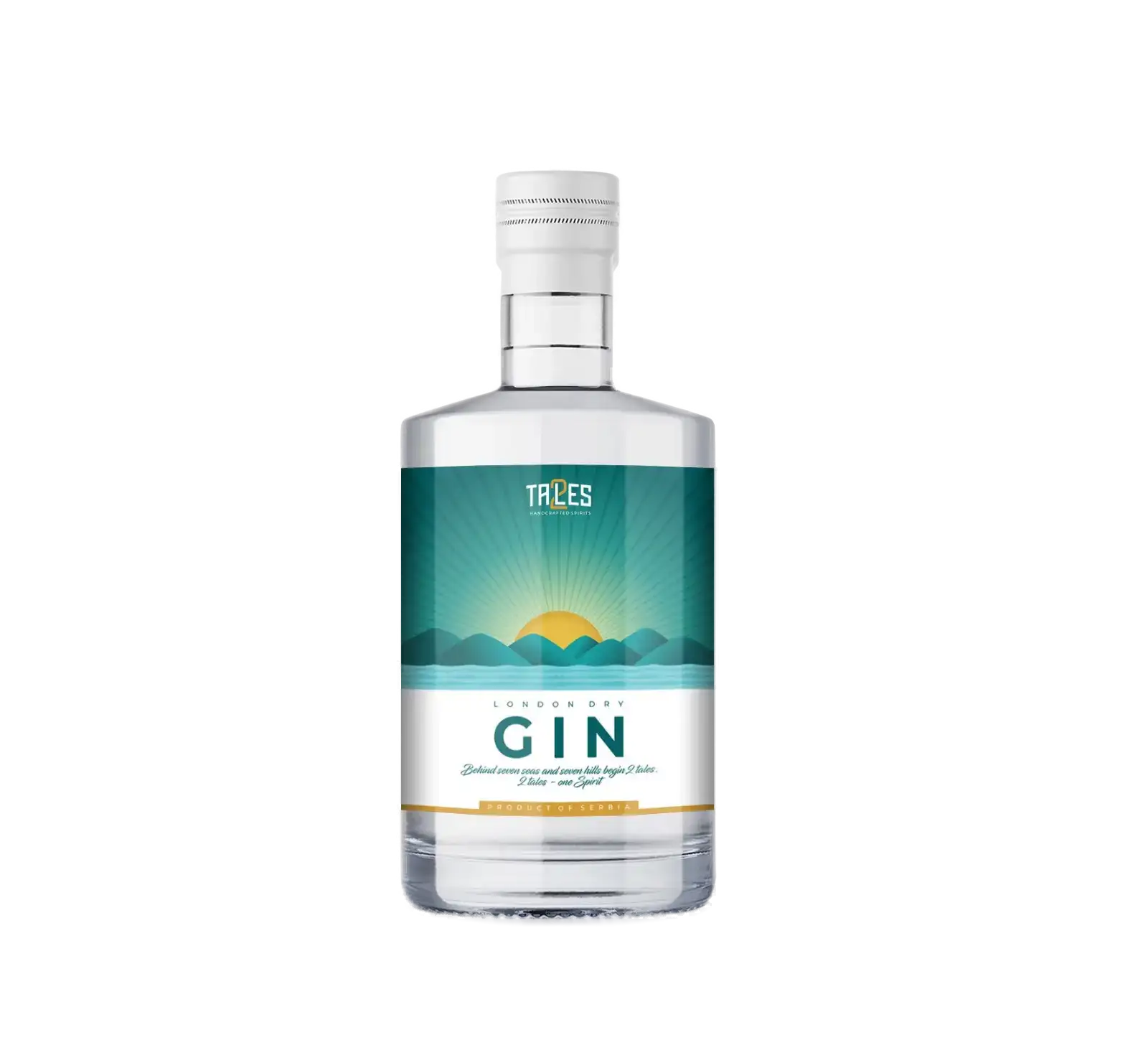 2 Tales London dry gin 0. 7 l
