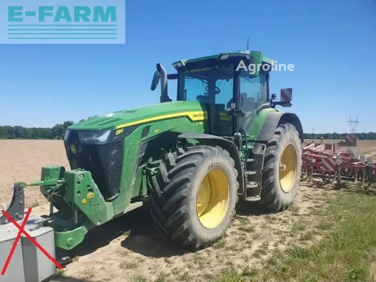 John Deere 8r 310 traktor točkaš